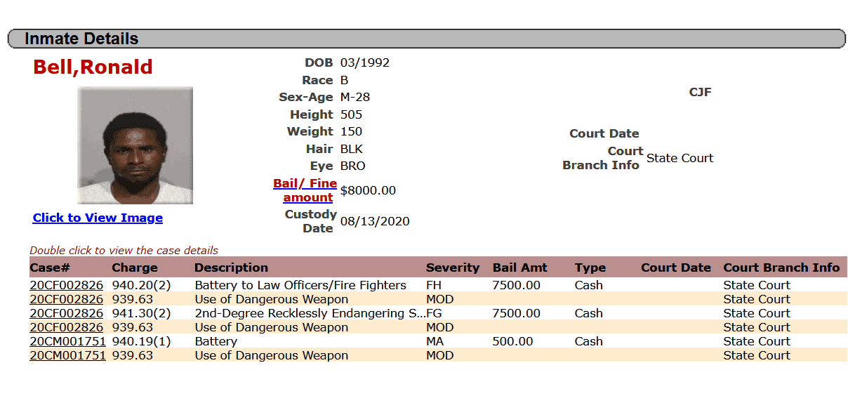 Ronald Bell Accused In Shooting Incident Involving Officer Joseph Mensah