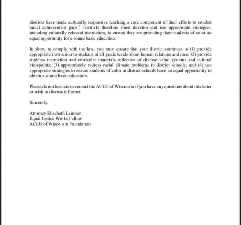 WILL Pushes Back At ACLU Letter On Critical Race Theory In Schools