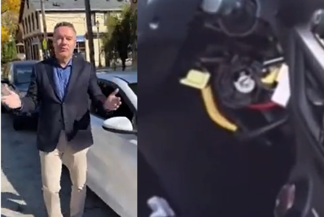 Auto Theft Attempt At Tim Michels Milwaukee Press Conference