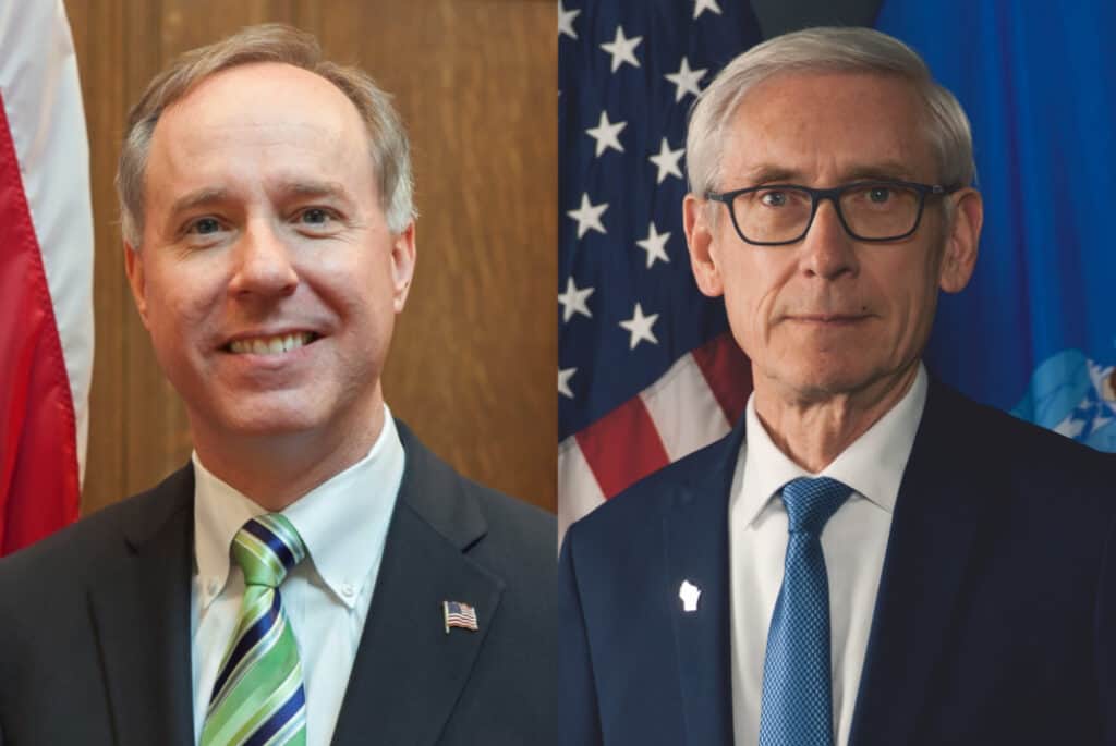 Speaker Robin Vos & Gov Evers Discuss Wisconsin Flat Tax Proposal