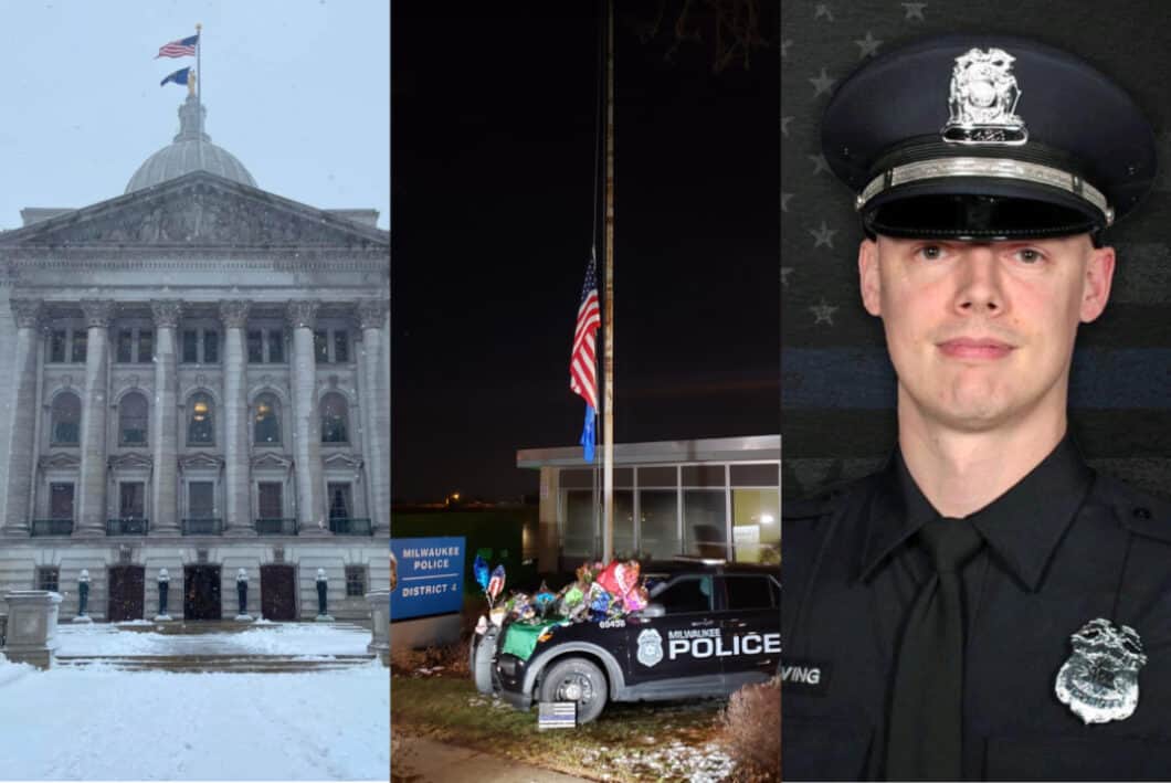 Gov. Evers Fails To Order Flags At Half Staff In Honor Of Slain Milwaukee Police Officer