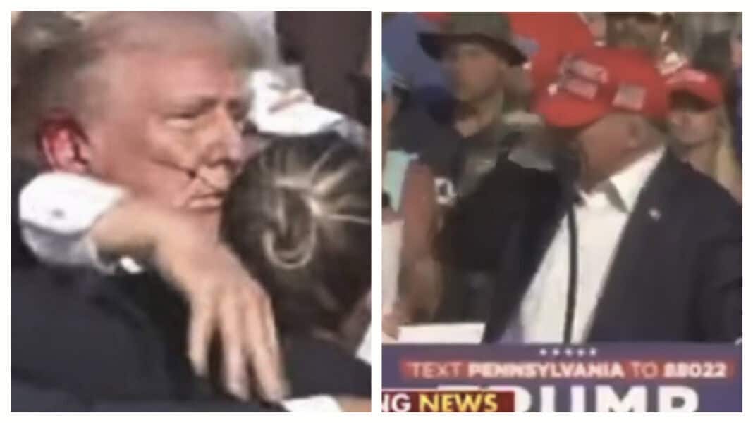 Shocking Photo Shows Bullet Whizzing Past President Trump's Head At ...