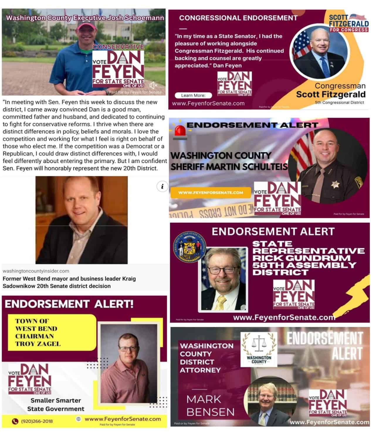 Wisconsin's 20th Senate District Needs Dan Feyen [COLUMN]