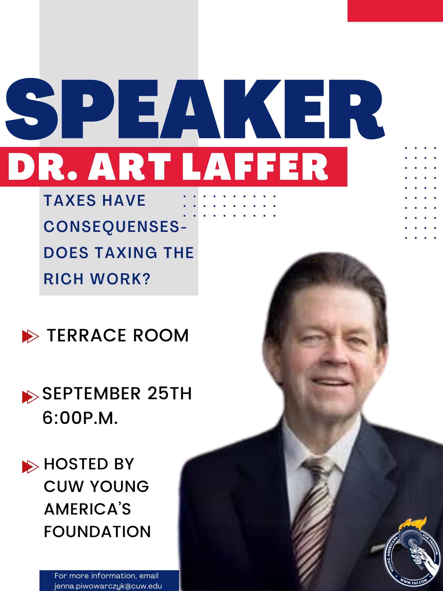 Dr. Art Laffer To Speak At Concordia University