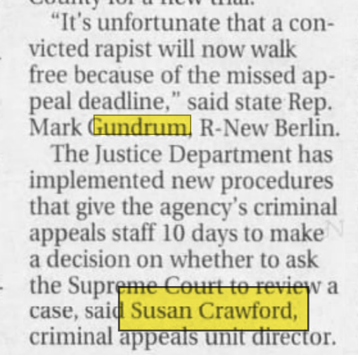 Thomas Gogin: Susan Crawford Made Excuses In Botched Appeal Case