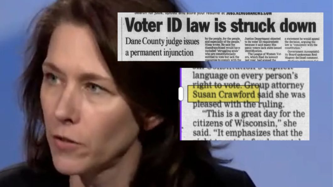 Wisconsin Judge Susan Crawford Tries To Hide Her Anti Voter ID Activism