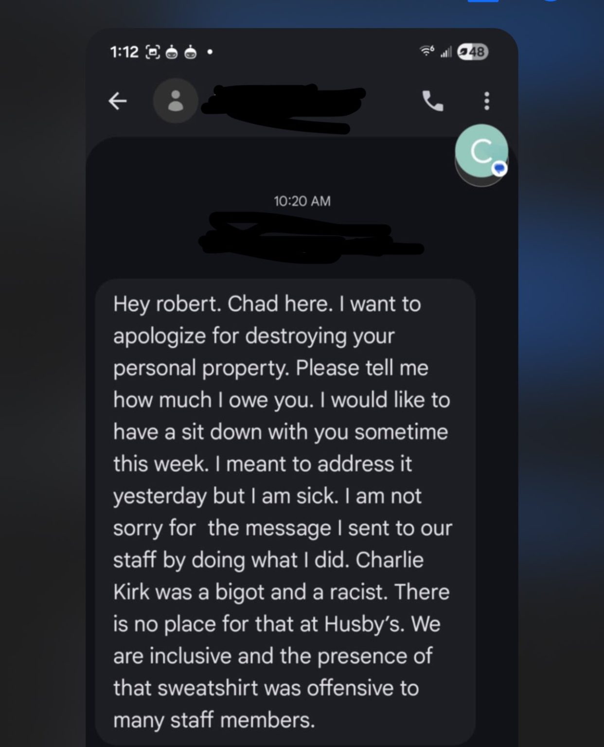 Wisconsin Bartender's Charlie Kirk Sweatshirt Allegedly Burned In ...